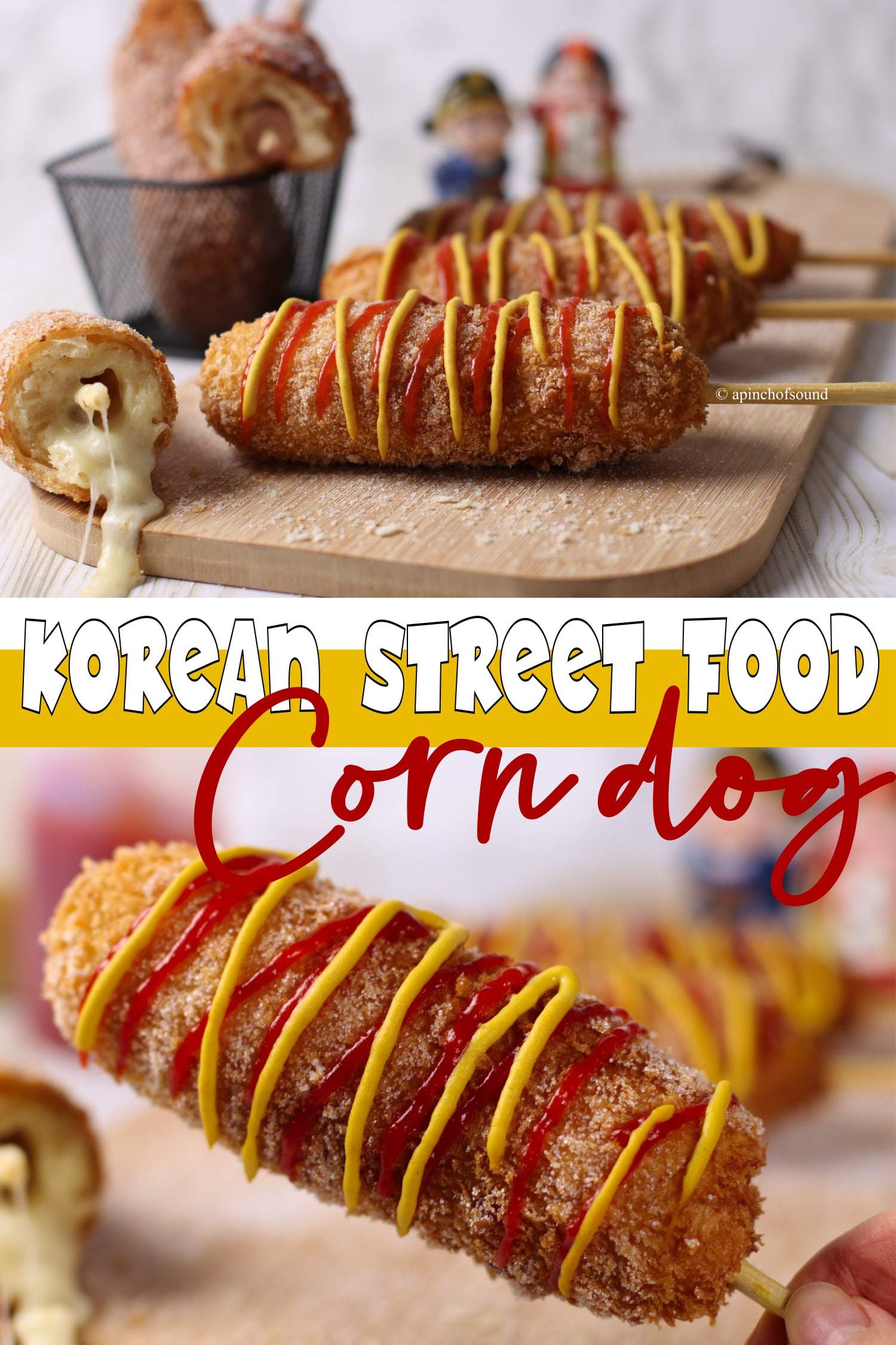 Korean Street Food Corn Dog (CRISPY & Addictive!) - That Cute Dish!