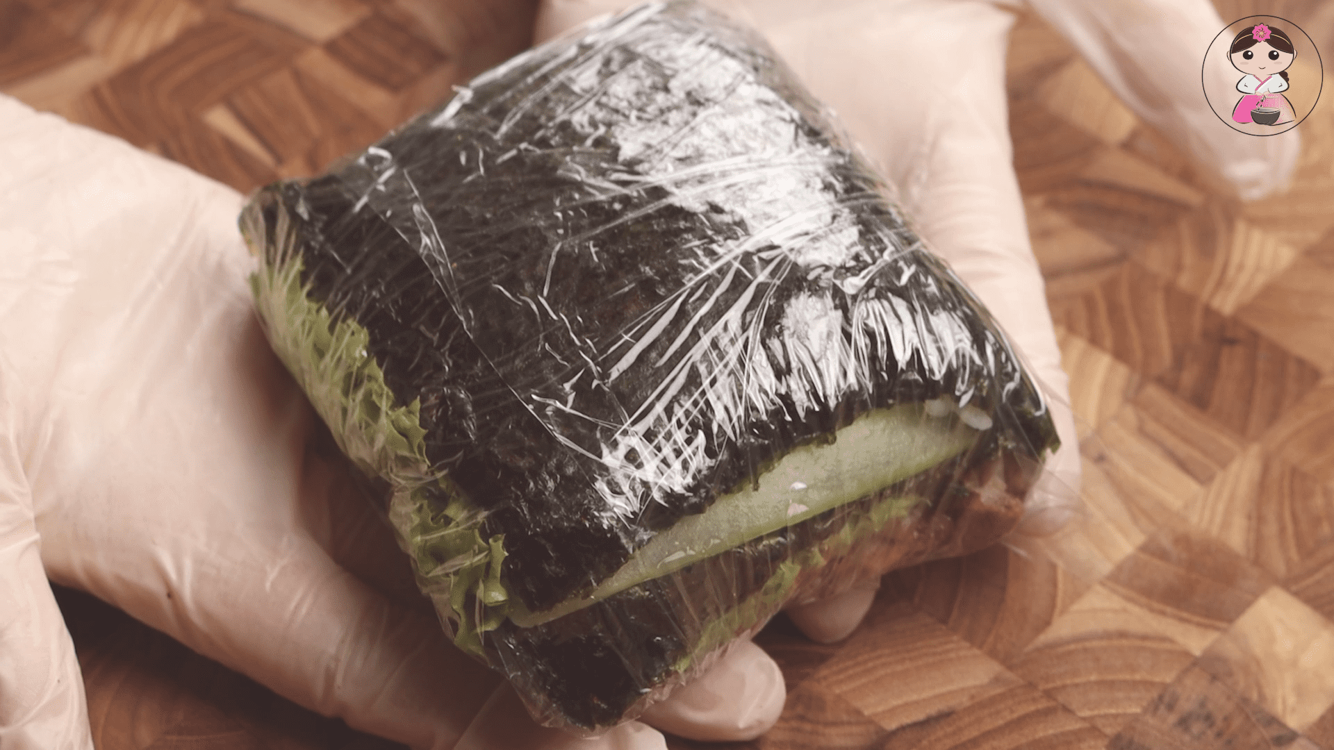 Folded Kimbap - Korean Tortilla Hack (Fun & VIRAL!) - That Cute Dish!